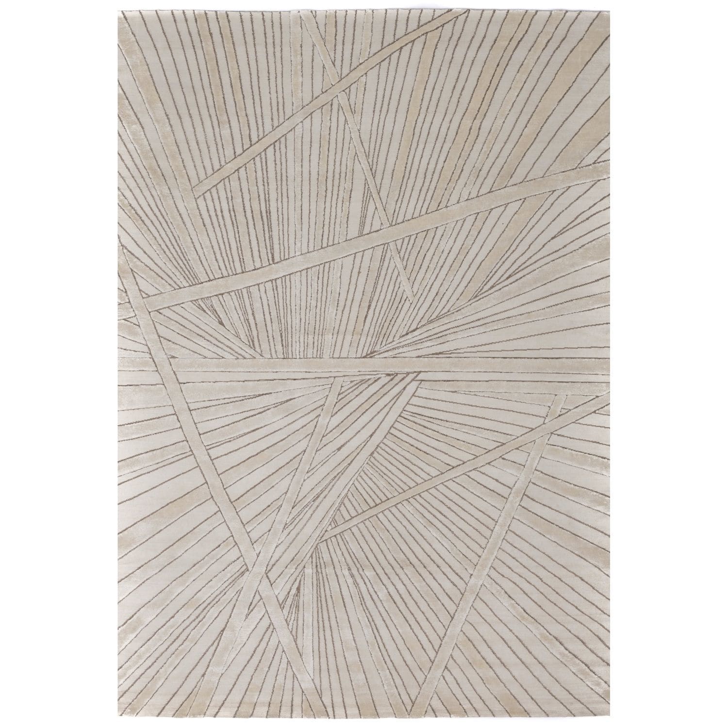 Contemporary rug - SOLIS - STARK CARPET - patterned / vegetal silk / metal
