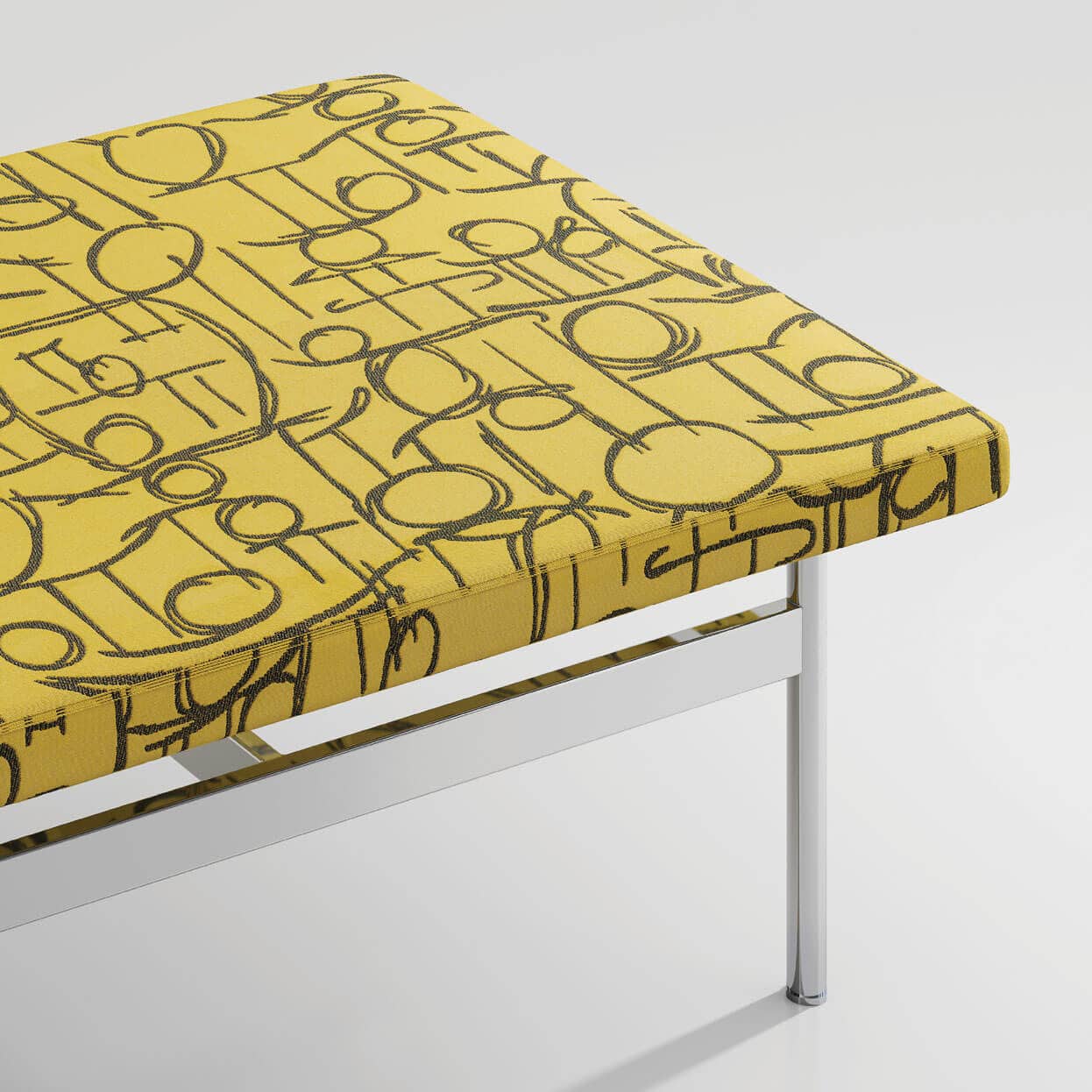 Upholstery fabric - SELLA - BERNHARDT textiles - patterned / polyester / fire-retardant