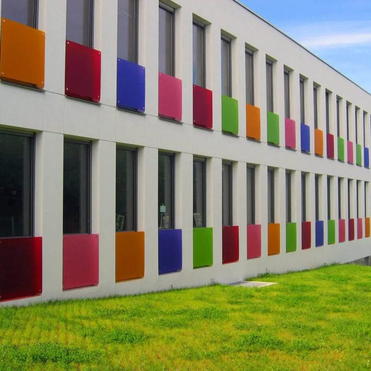 Glass railing - Polimer Tecnic - polycarbonate / acrylic / glass panel