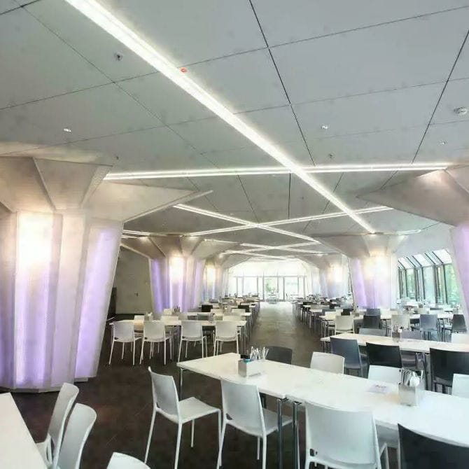 Recessed light fixture - Polimer Tecnic - LED / linear / interior