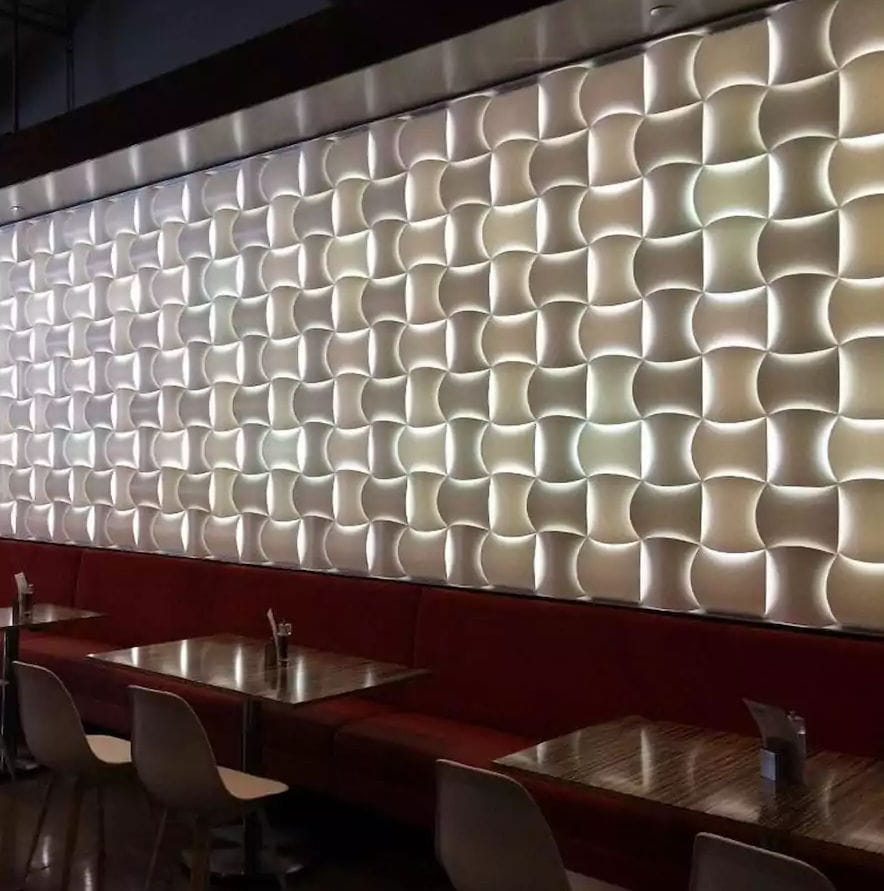 Wall-mounted LED panel - Polimer Tecnic - backlit / commercial