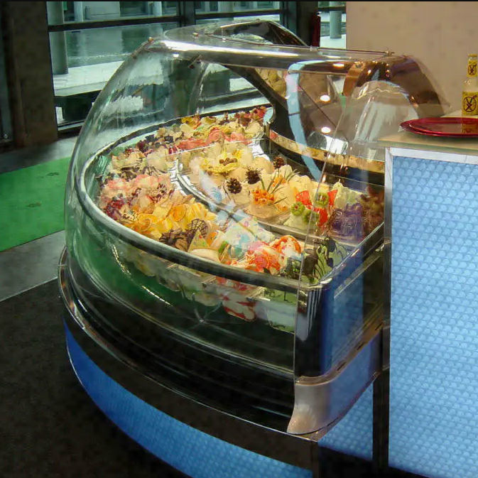 Self-supporting display - Polimer Tecnic - wall-mounted / floor-to-ceiling