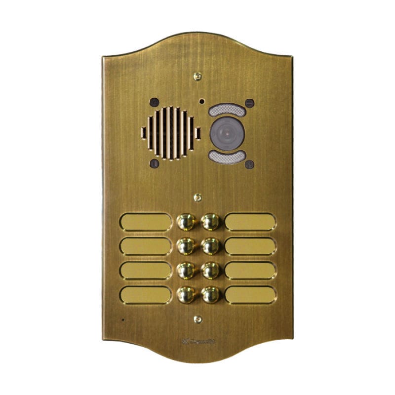 Brass video door intercom - 3240/4/RI/B - Comelit - desktop ...