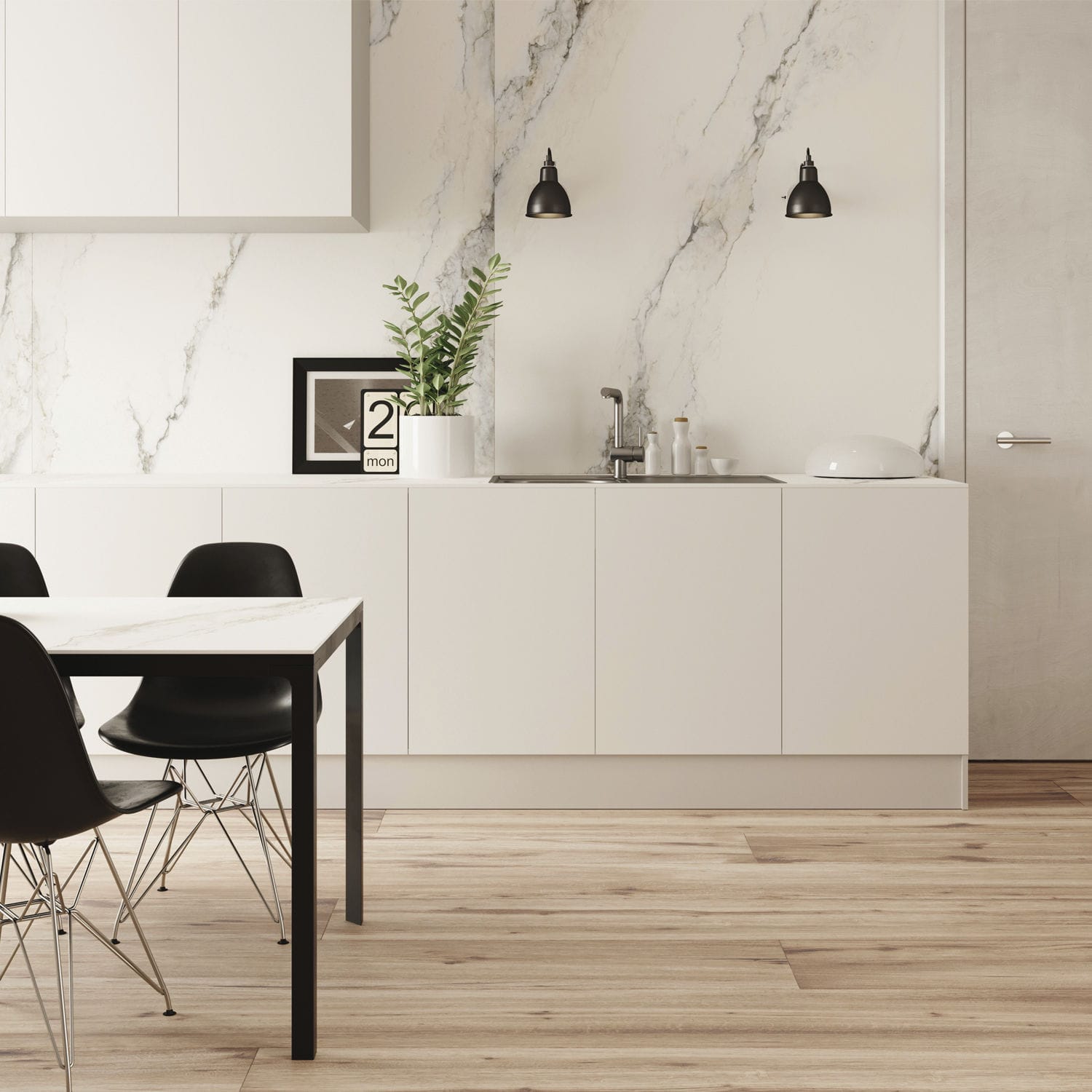 Porcelain stoneware countertop - SILK ITOP BLANCO NATURAL - INALCO ...