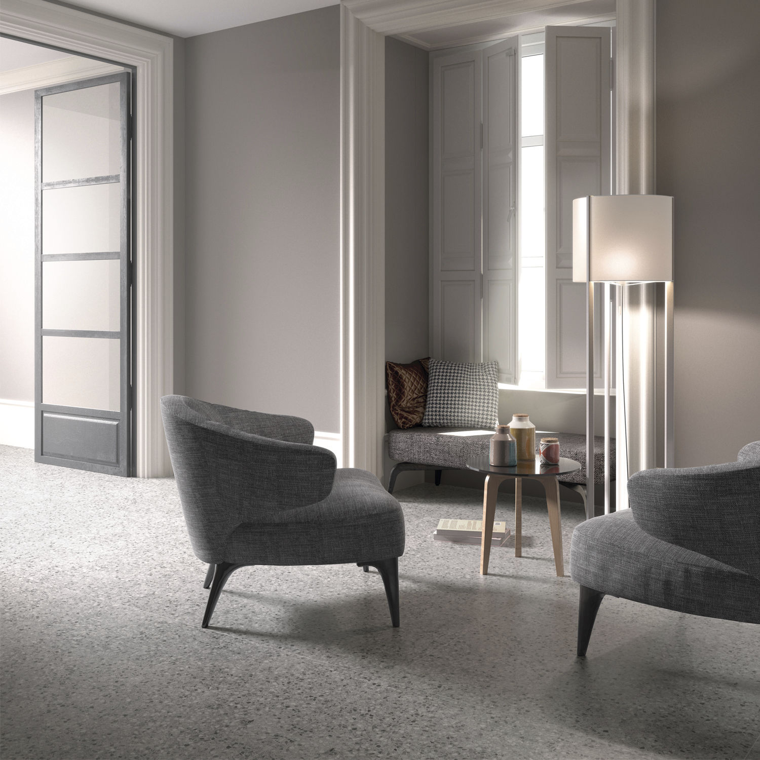 Porcelain stoneware tile - FLUORITE - INALCO - natural finish / indoor ...