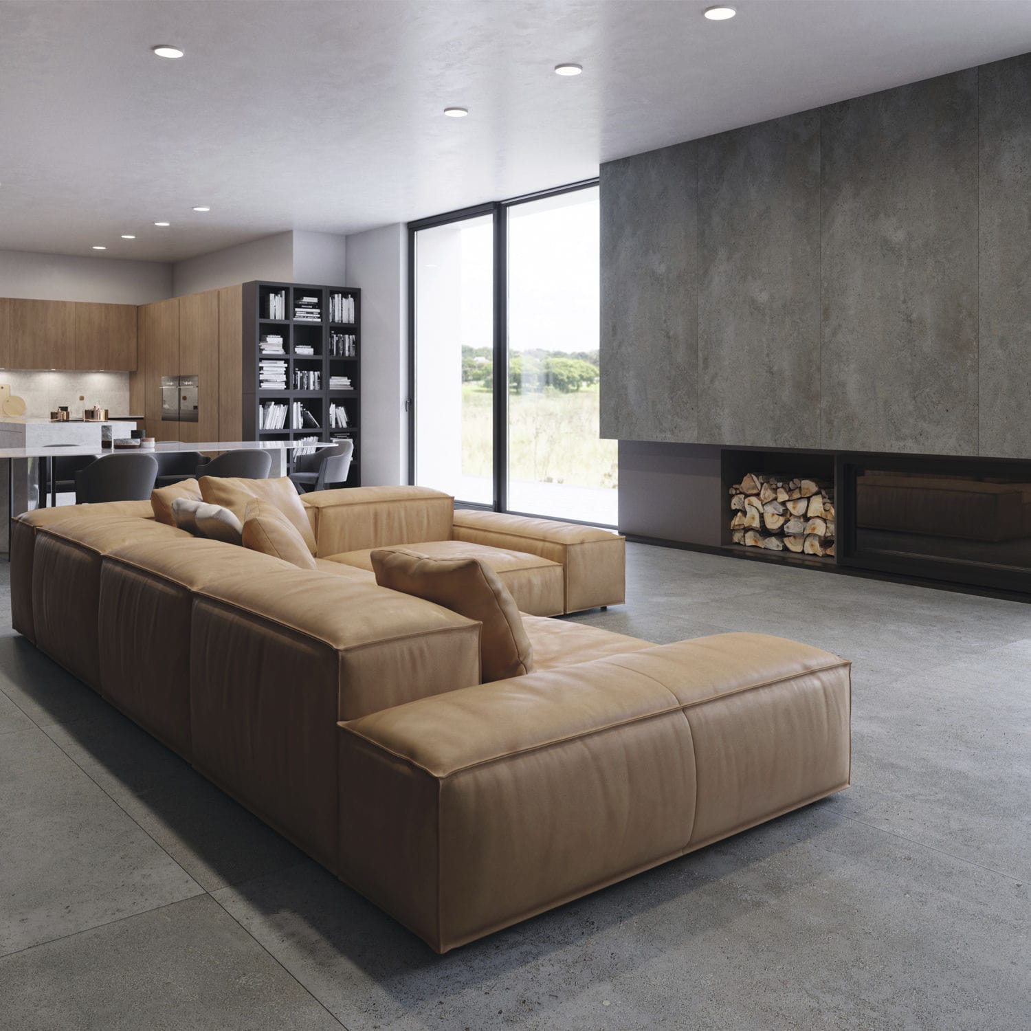 Porcelain stoneware tile - ASTRAL - INALCO - natural finish / indoor / outdoor