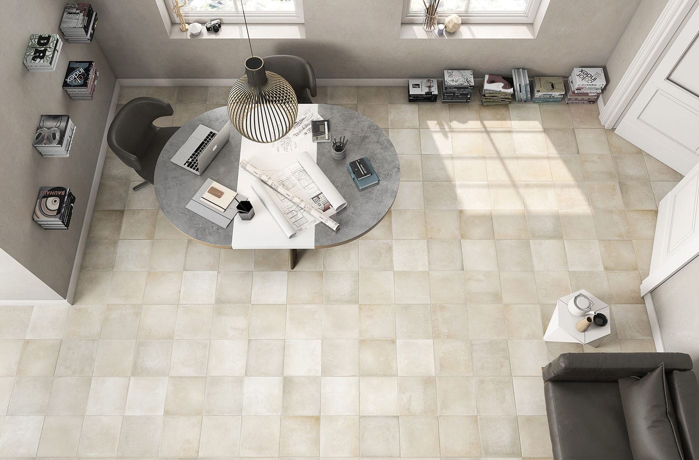 Indoor tile - REMAKE - KERABEN - wall / floor / porcelain stoneware