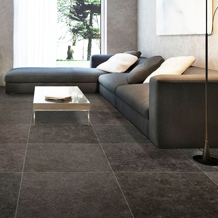 Porcelain stoneware tile - STONETECH - KERABEN - polished / indoor / floor