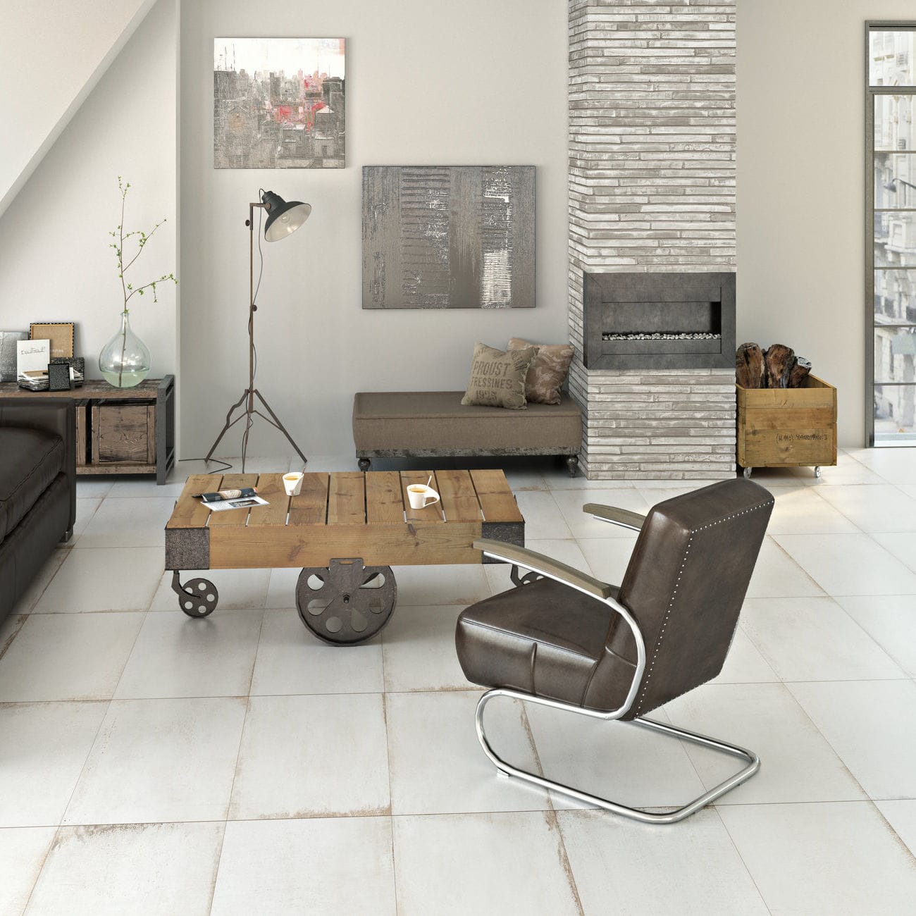 Porcelain stoneware tile - MITTE - PERONDA CERAMICAS - polished / matte ...