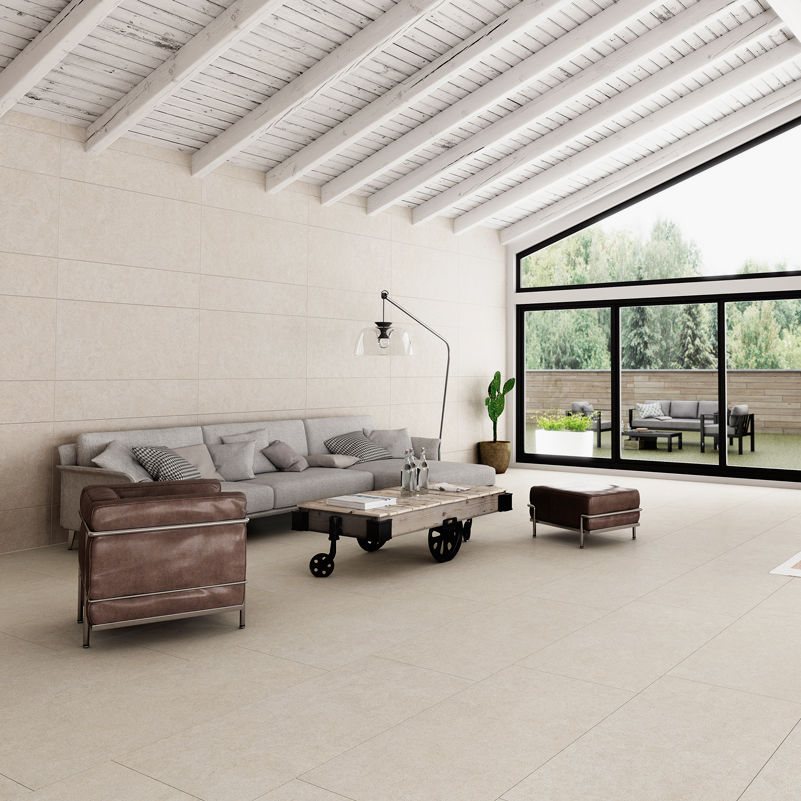 Porcelain stoneware tile - DOVER - Rocersa - matte / high-gloss / indoor