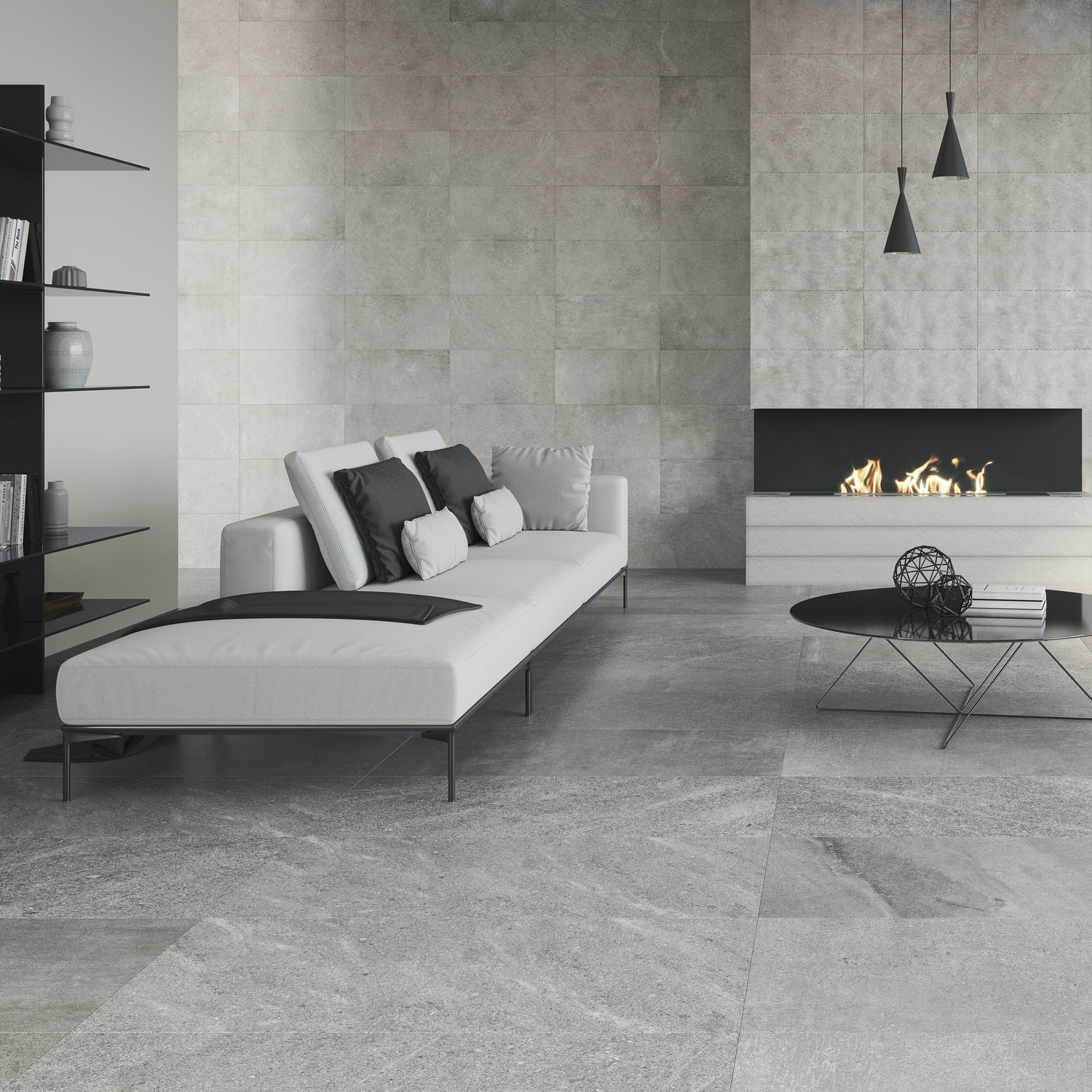 Porcelain stoneware tile - VALLEY - Rocersa - matte / indoor / outdoor