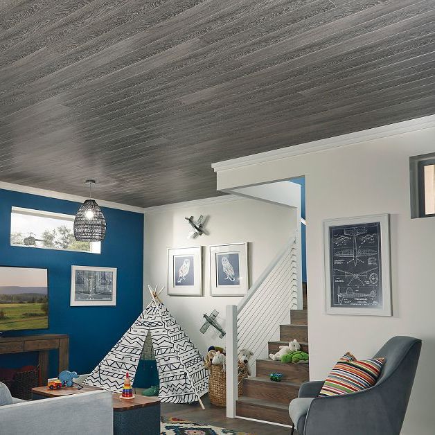 MDF suspended ceiling - WOODHAVEN DRIFTWOOD - Armstrong ceilings - USA ...