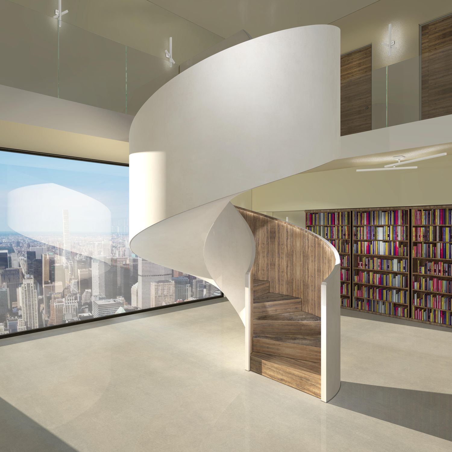 Helical staircase - TORNADO INSPIRE - Siller Stairs - oak step / wooden ...