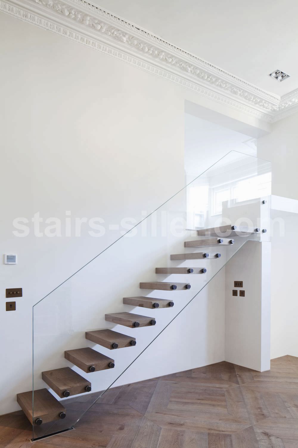 Wooden step staircase - MISTRAL - Siller Stairs - contemporary ...