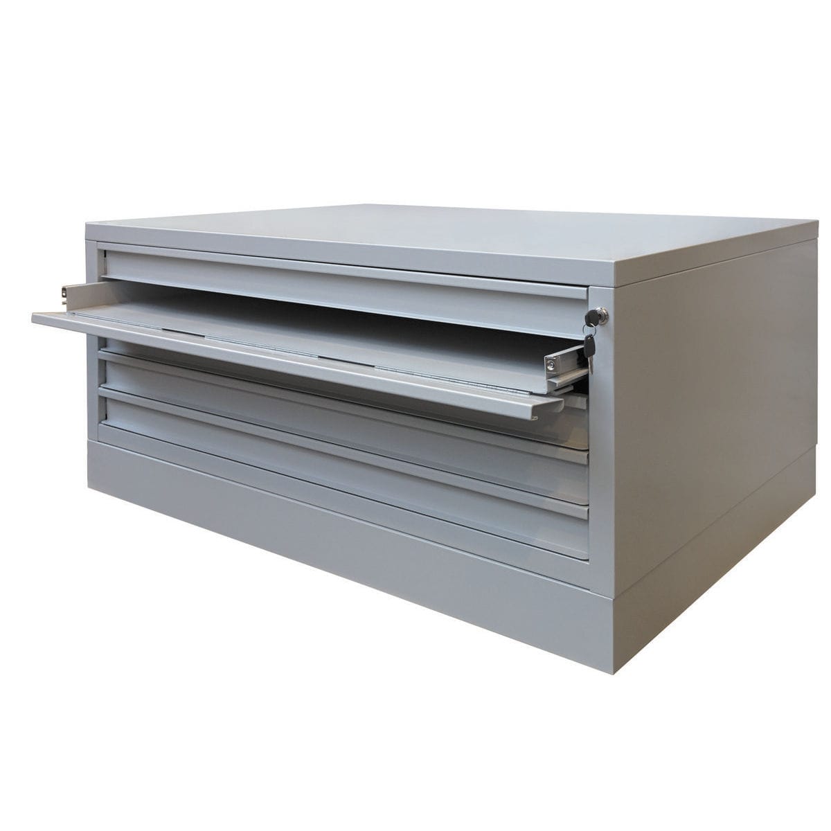 Commercial plan file cabinet - CLASSIC FR - ALFI BIEFFE - metal / 4-drawer