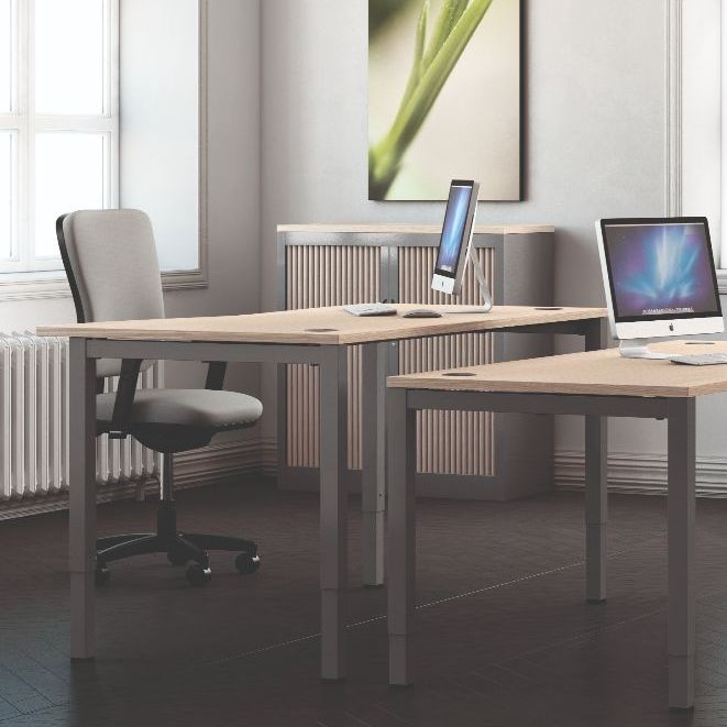 Free-standing desk - ASTROLITE - Buronomic - contemporary / laminate ...