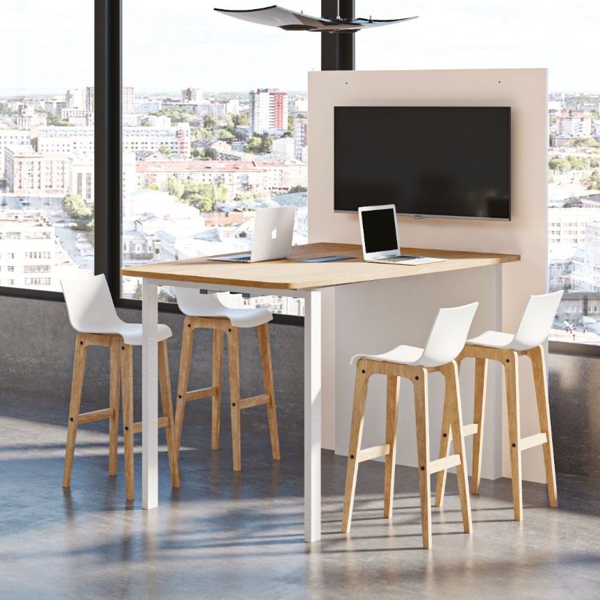 Workstation desk - VISIO HUB - Buronomic - wall-mounted / free-standing ...