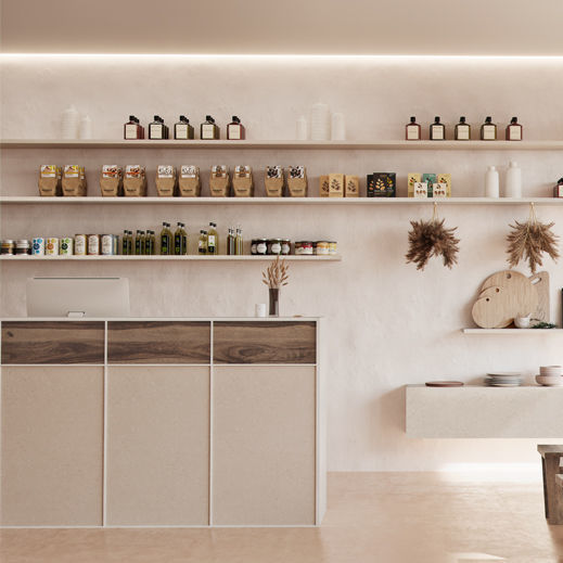 Melamine decorative panel - DUO - FINSA - for interior / smooth / wood look