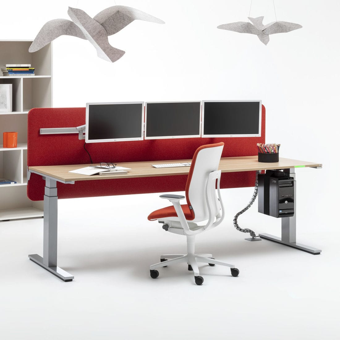 Desk mounted office divider - WINEA SONIC - WINI Büromöbel Georg ...