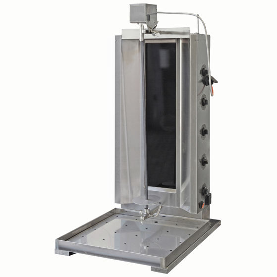 Commercial kebab machine - MOD.GHI 5 WITH 5 CERAMIC HEATING - ELANGRILL