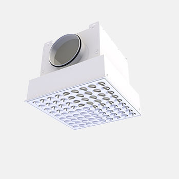 Ceiling displacement air diffuser - VHH - HALTON - square