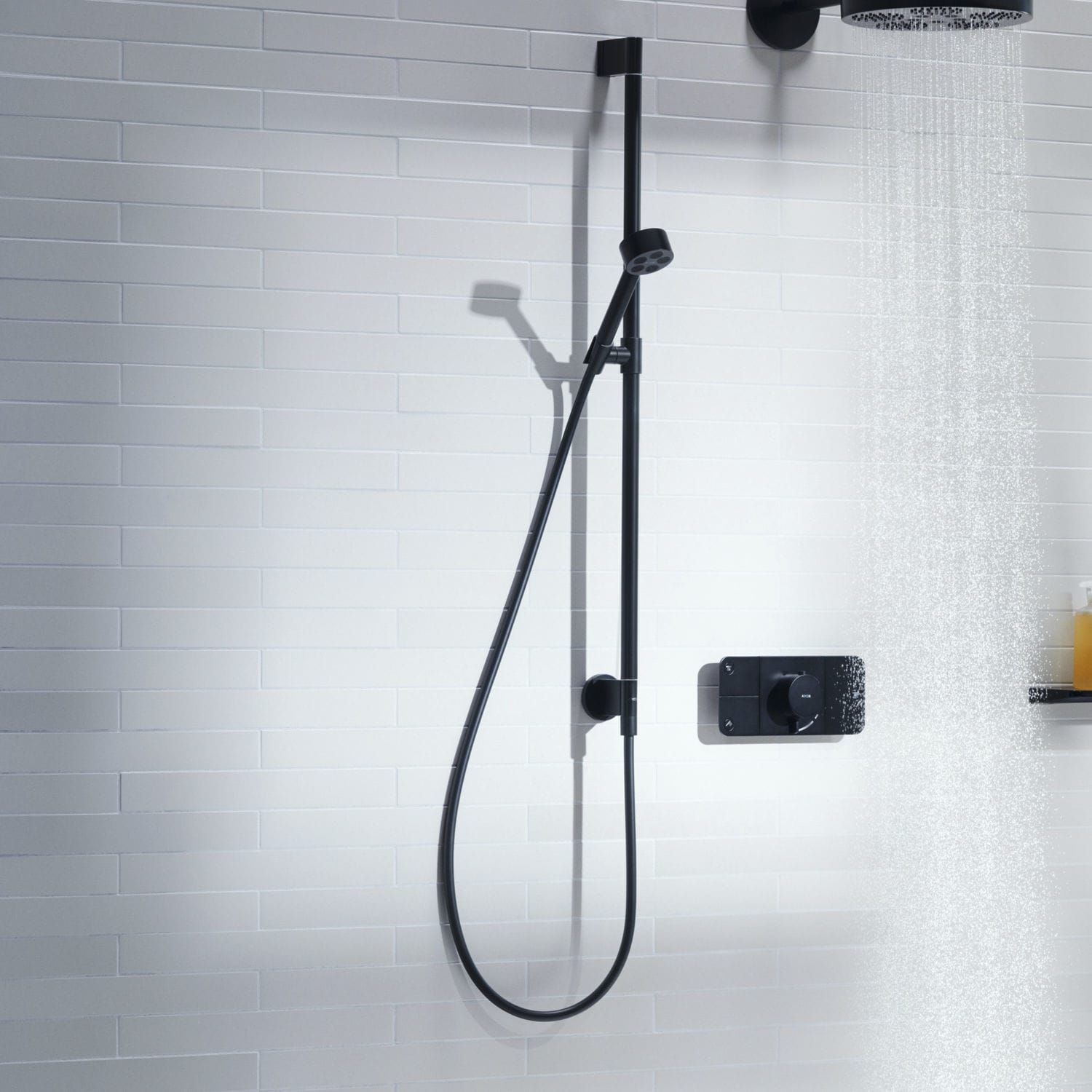 Wall-mounted shower set - 48791250 - Axor - contemporary / with hand ...