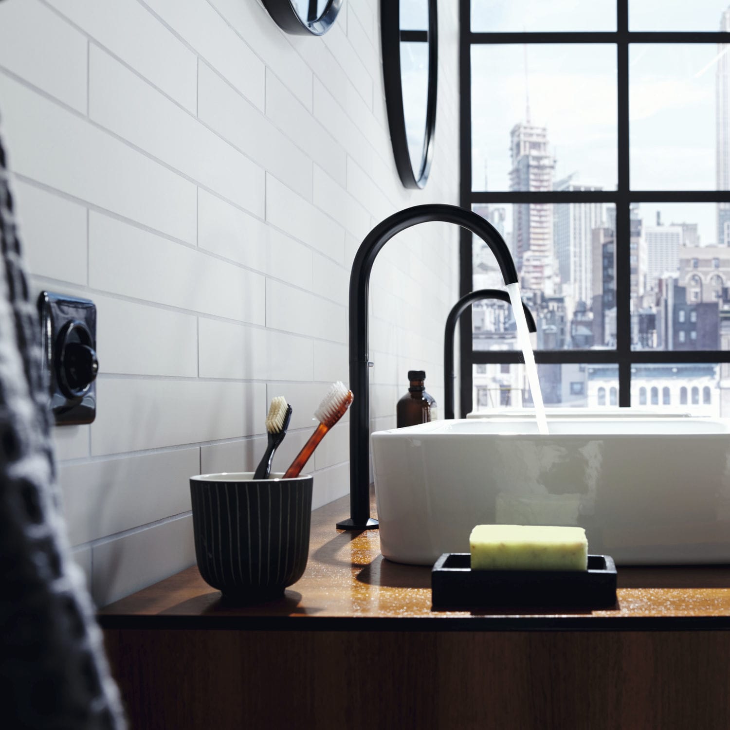 Washbasin mixer tap - 48030000 - Axor - deck mounted / chromed metal ...