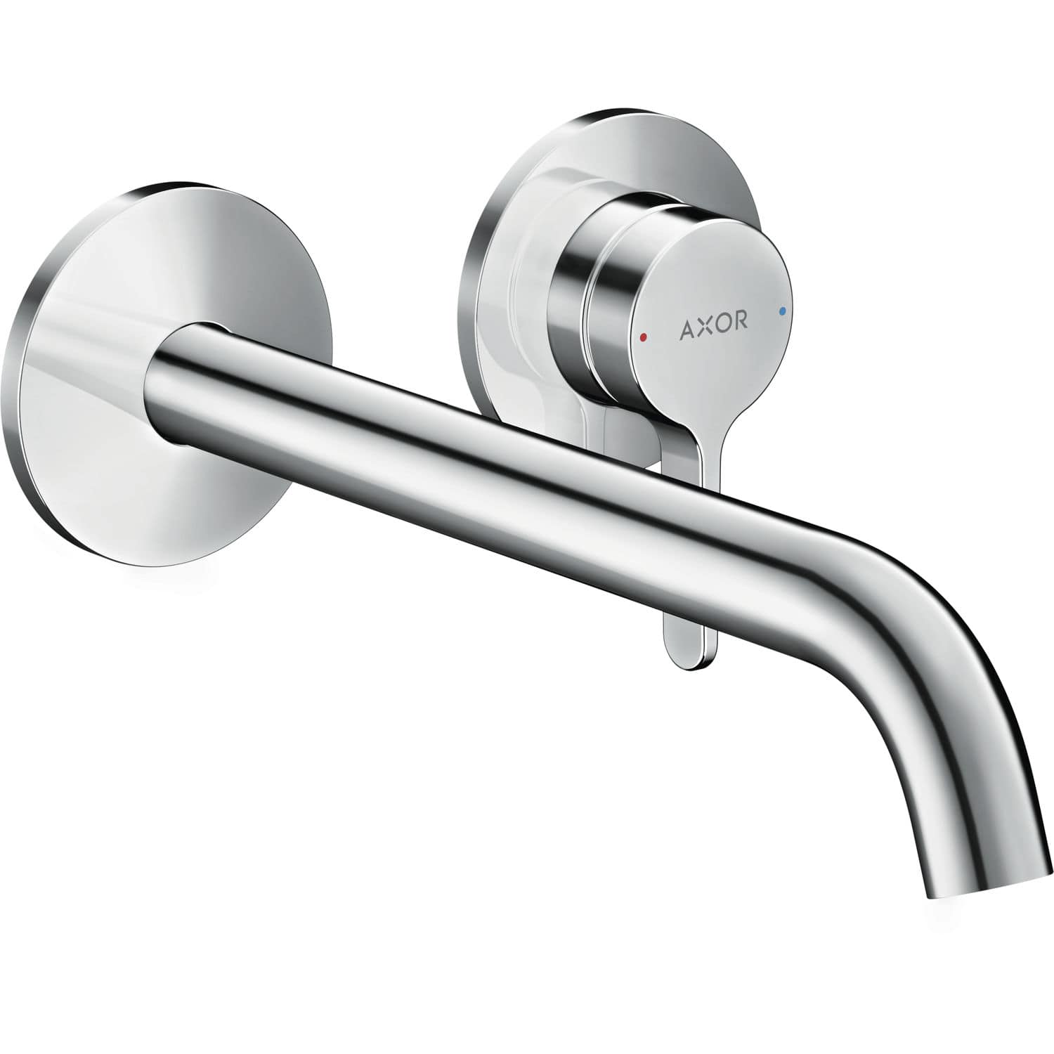 Washbasin mixer tap - 48120000 - Axor - wall-mounted / chromed metal ...