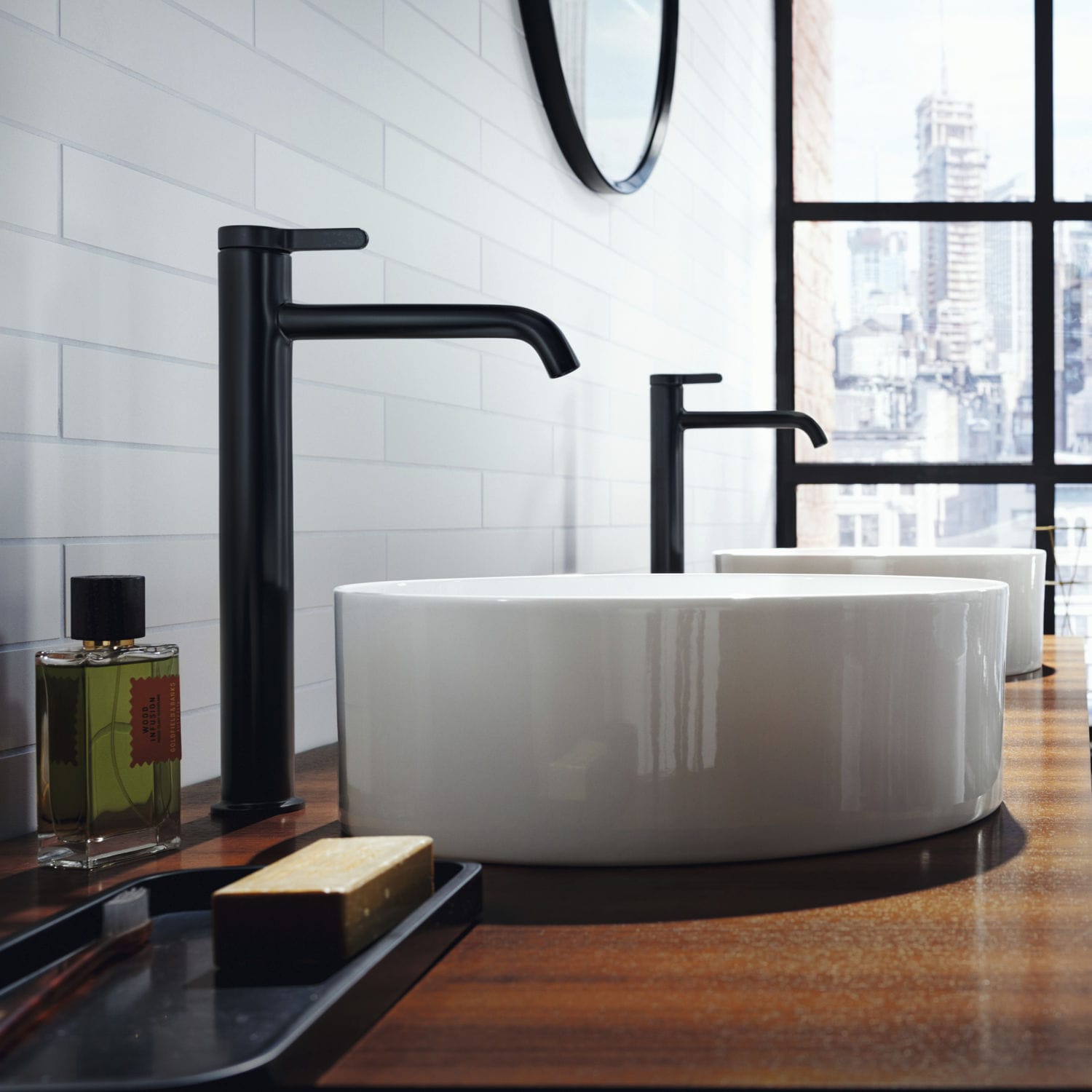 Washbasin mixer tap - 48002000 - Axor - countertop / chromed metal / brass