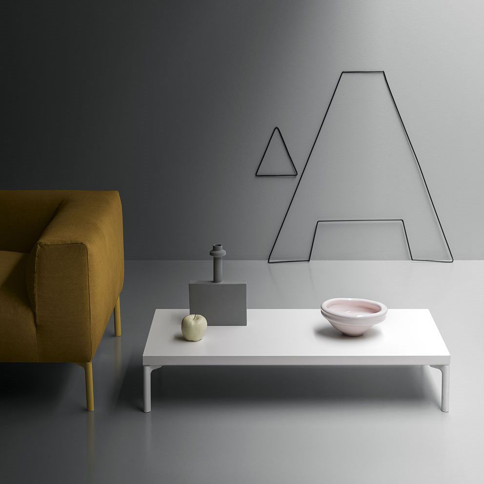 Contemporary side table - STAGE - md house - lacquered wood / ash ...