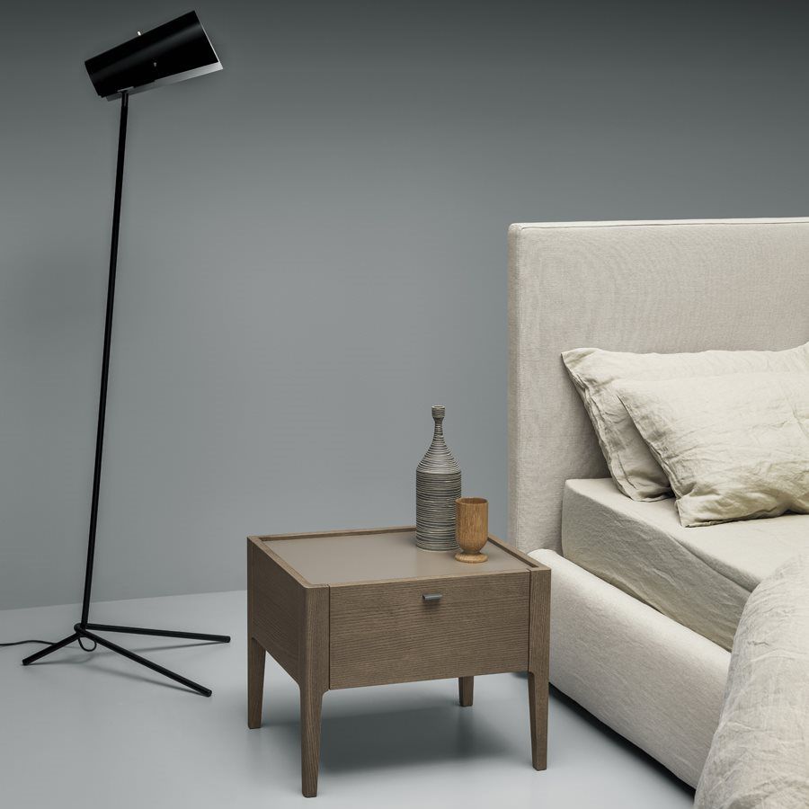 Contemporary bedside table - LUDWIG - md house - ash / rectangular ...