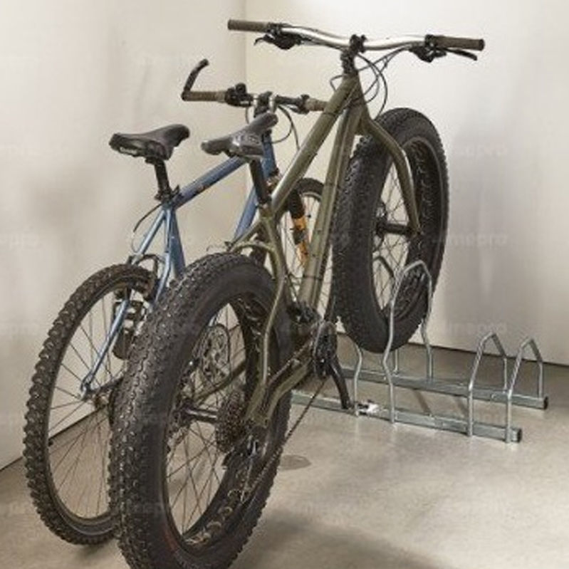 Floor-mounted bike rack - Ronda - ALOES RED - steel / horizontal / home