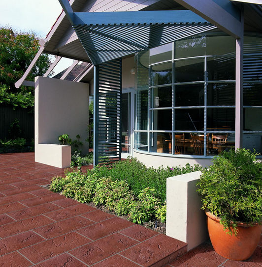 Concrete paving slab - COTTO DI PIEVE RED - MASPE PAVINGS - engineered ...