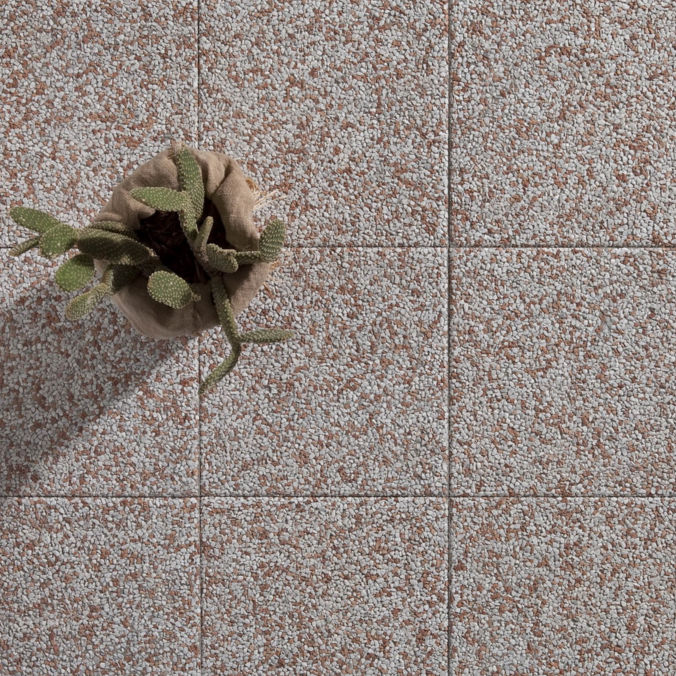 Concrete paving slab - WHITE CARRARA 3 MIXED RED VERONA 3 - MASPE ...