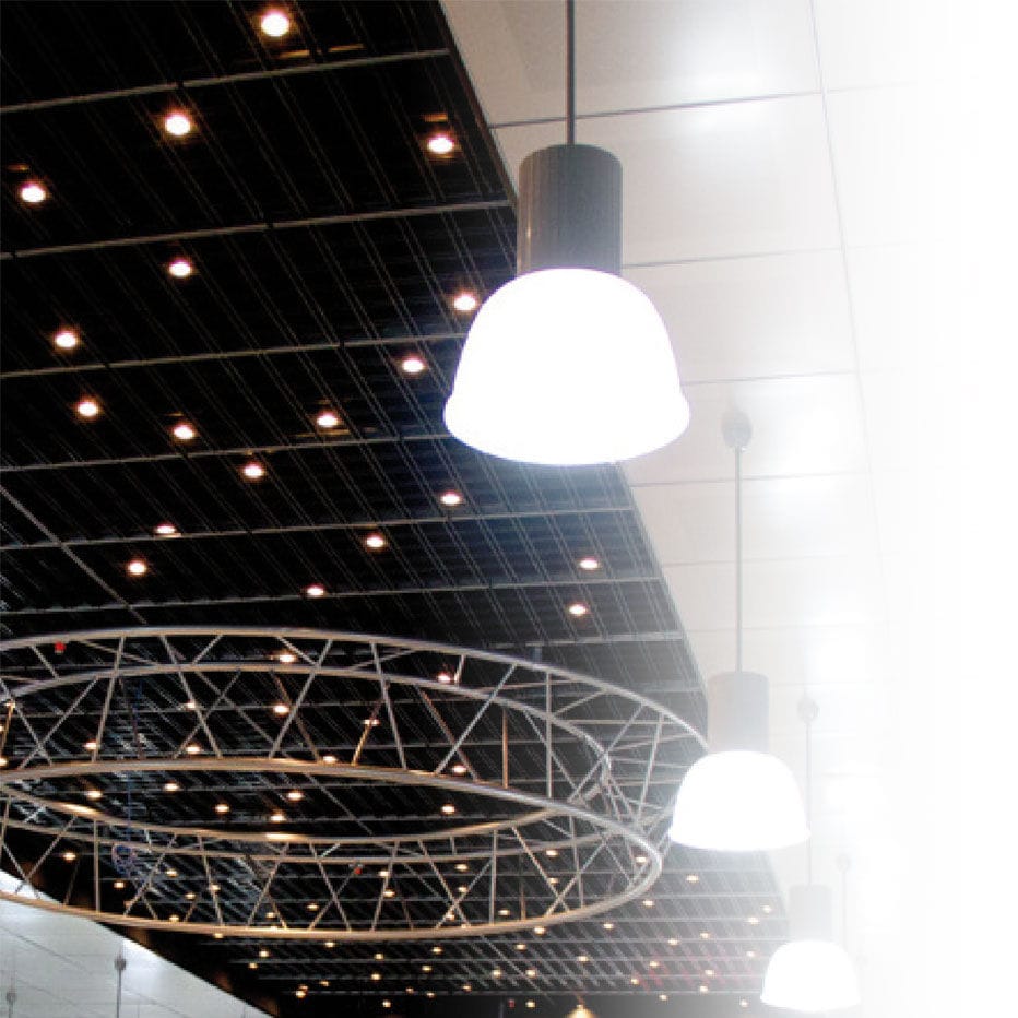 Aluminum suspended ceiling - BASE 4 – EASY LINE - Atena spa - steel ...