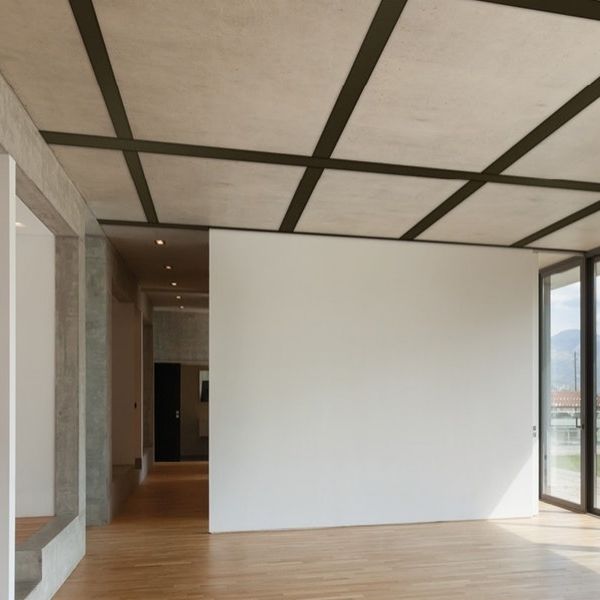 Steel suspended ceiling - BANDRASTER | CROSSING - Atena spa - mesh ...