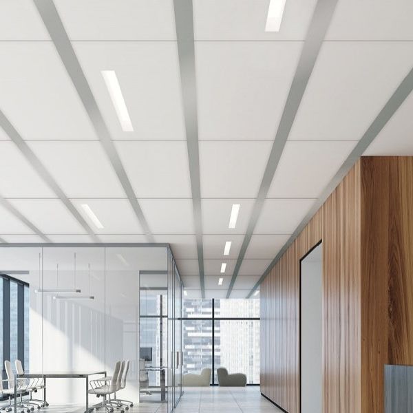 Steel suspended ceiling - BANDRASTER | PARALLEL - Atena spa - mesh ...