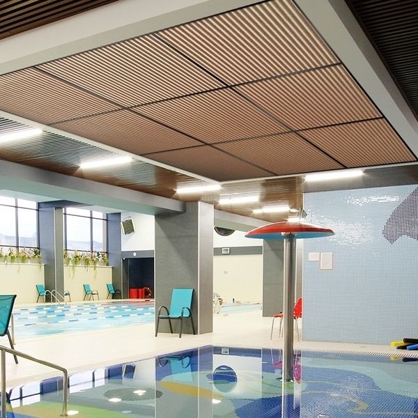 Aluminum suspended ceiling - WM | T24 - Atena spa - steel / tile / panel