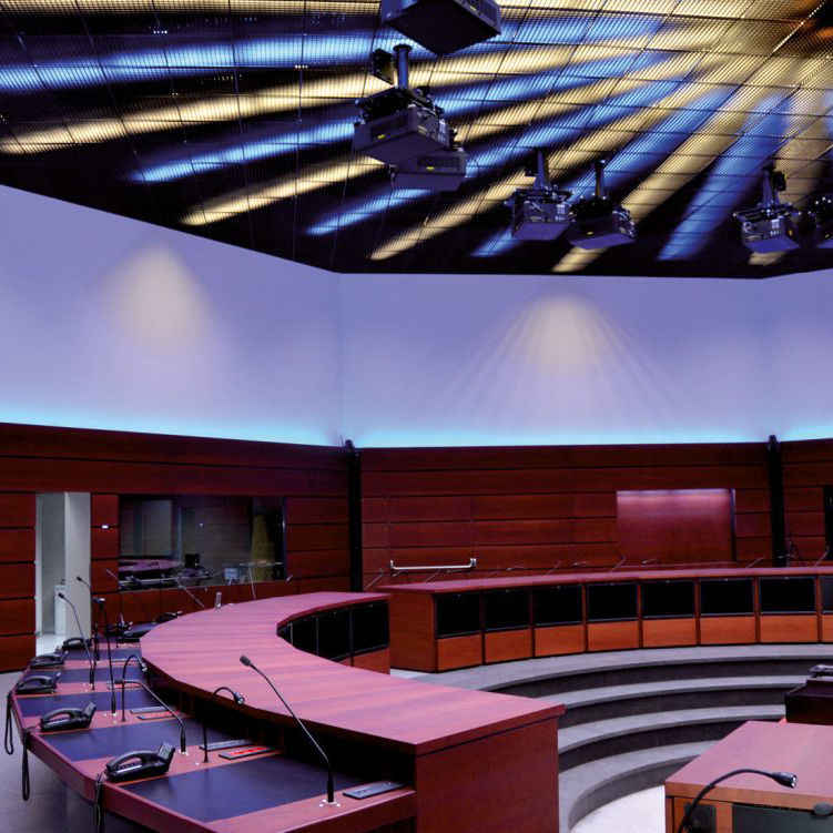 Aluminum suspended ceiling - BASE 4 – T15 - Atena spa - painted ...