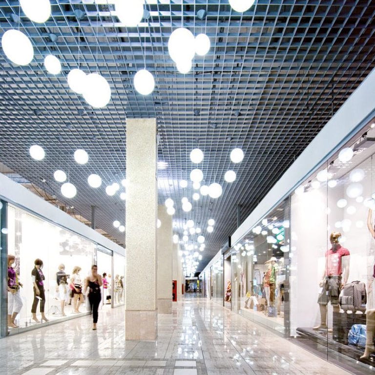 Aluminum suspended ceiling - BASE 15 - Atena spa - panel / indoor / modular