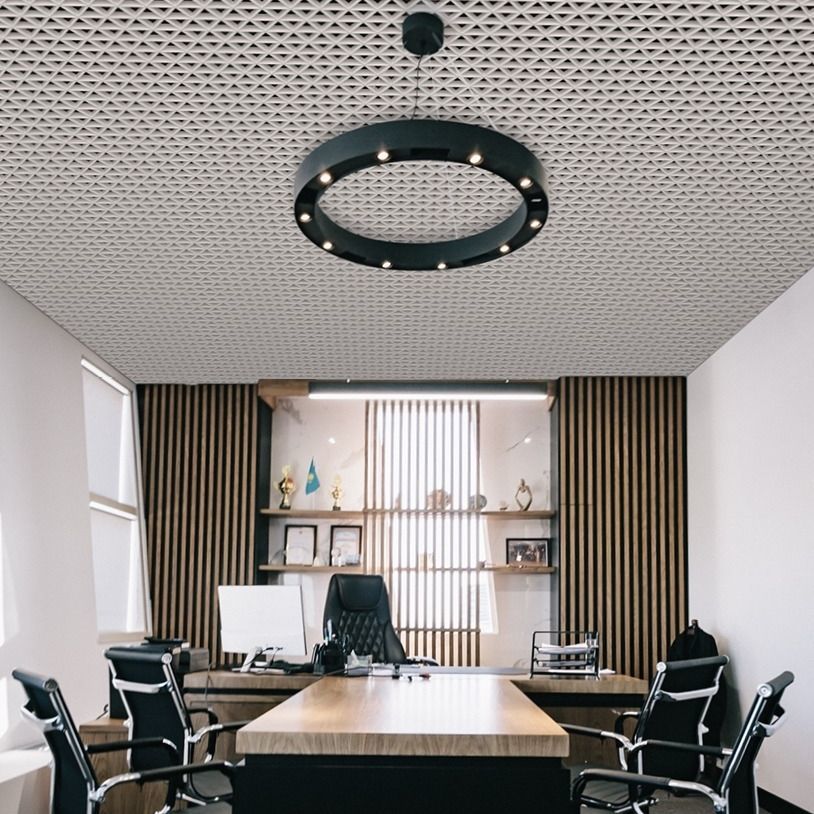 Aluminium suspended ceiling - TRIGON - Atena spa - panel / for office / for conference rooms