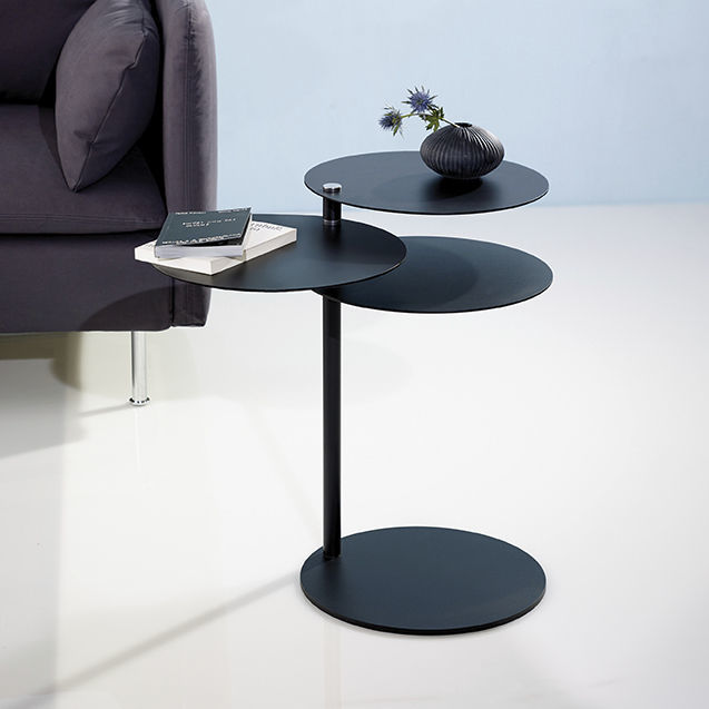 Contemporary side table - MOLINO - pieperconcept - powder-coated steel ...