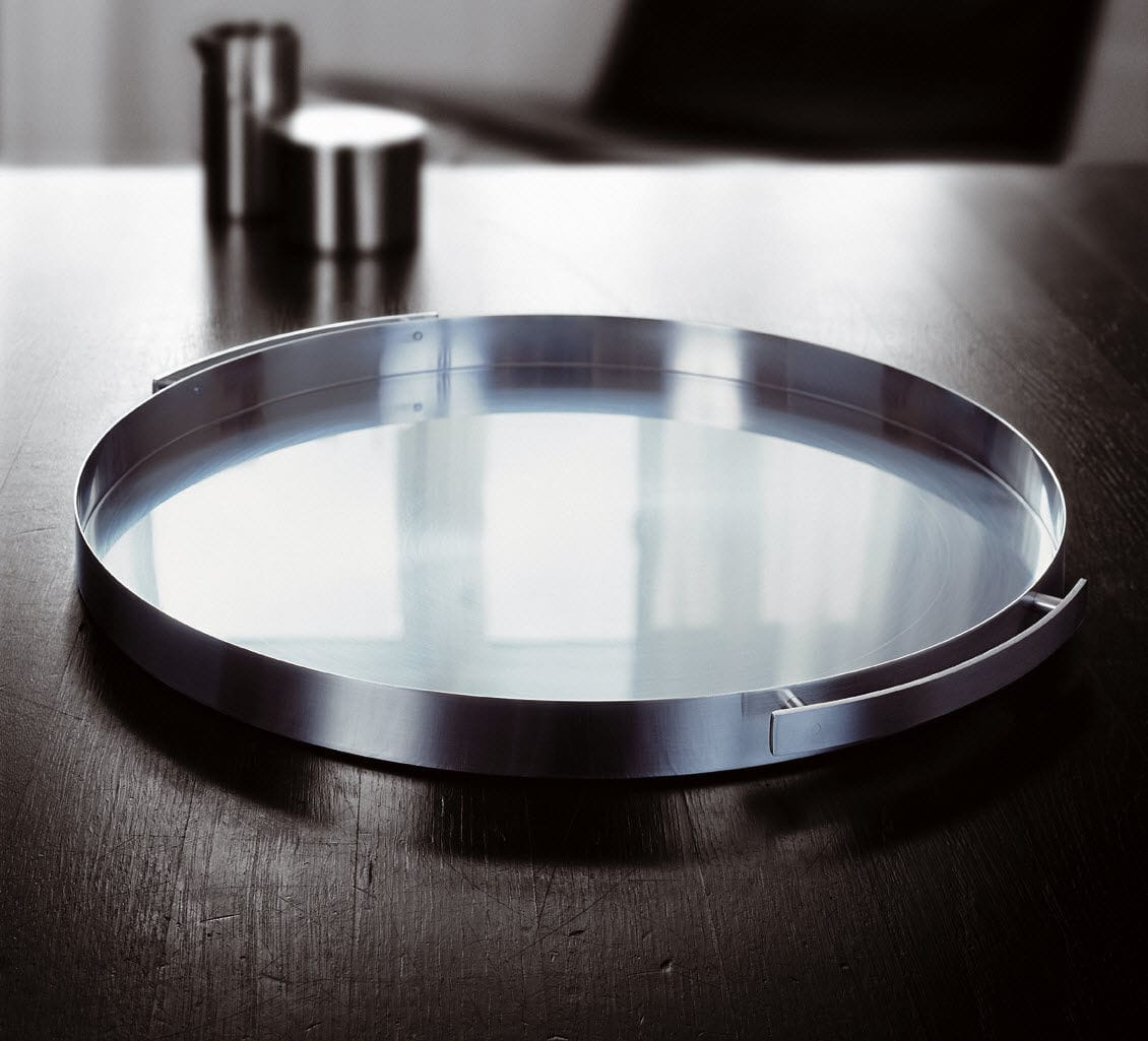 Stainless steel serving tray - AJ - STELTON