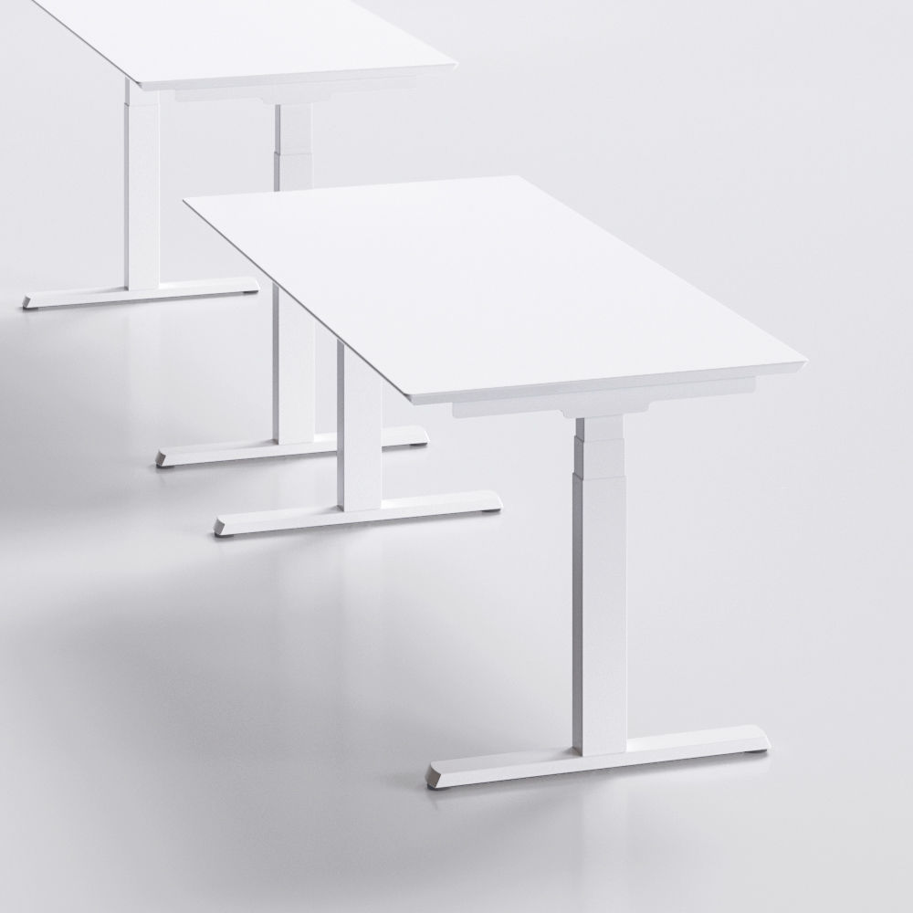 Contemporary work table - MÈTA LIFT-UP - Fantoni - MDF / rectangular ...