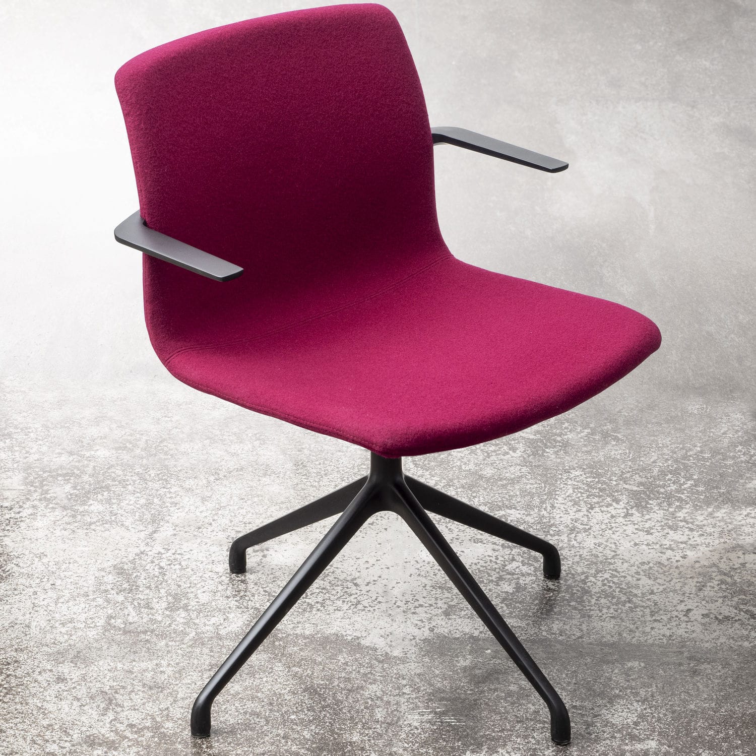 Contemporary office chair - POLIS - Fantoni - indoor / fabric / upholstered