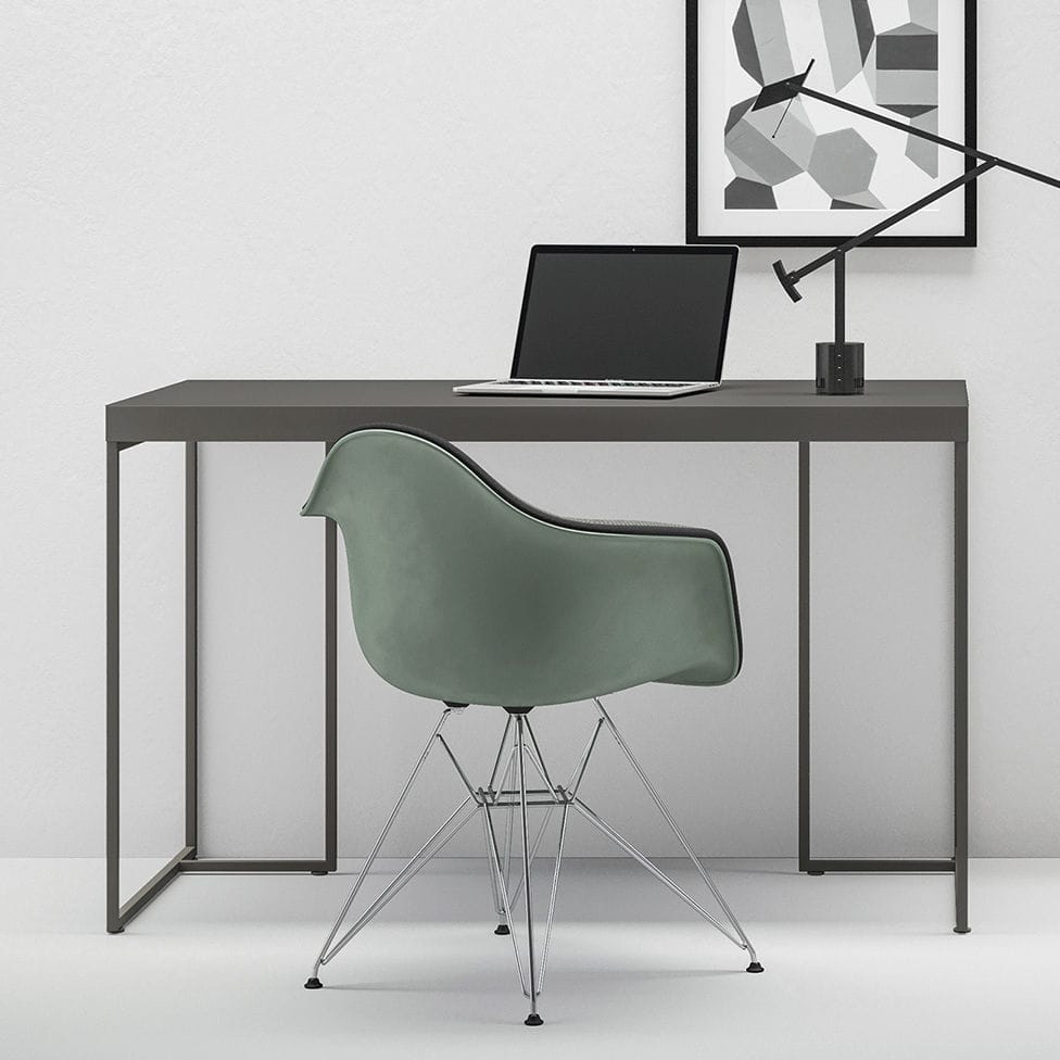 Desk with post - Poly - CACCARO - wall-mounted / contemporary ...