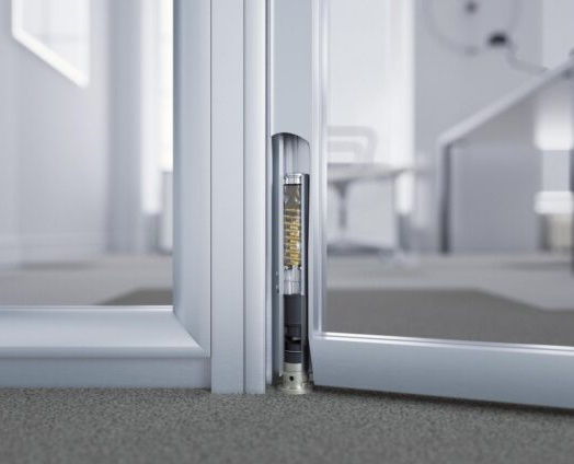 Glass door hinge - Biloba EVO VELA - Colcom - aluminum / concealed ...