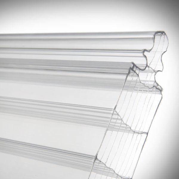 Cellular polycarbonate panel - SEPLUX 40 9P - SEP - flat / for curtain ...