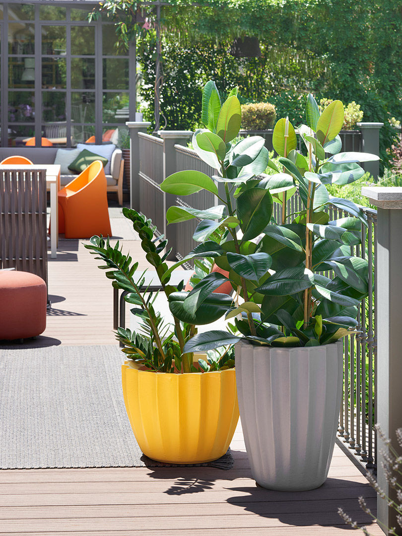 Polyethylene plant pot - STAR - SLIDE - conical