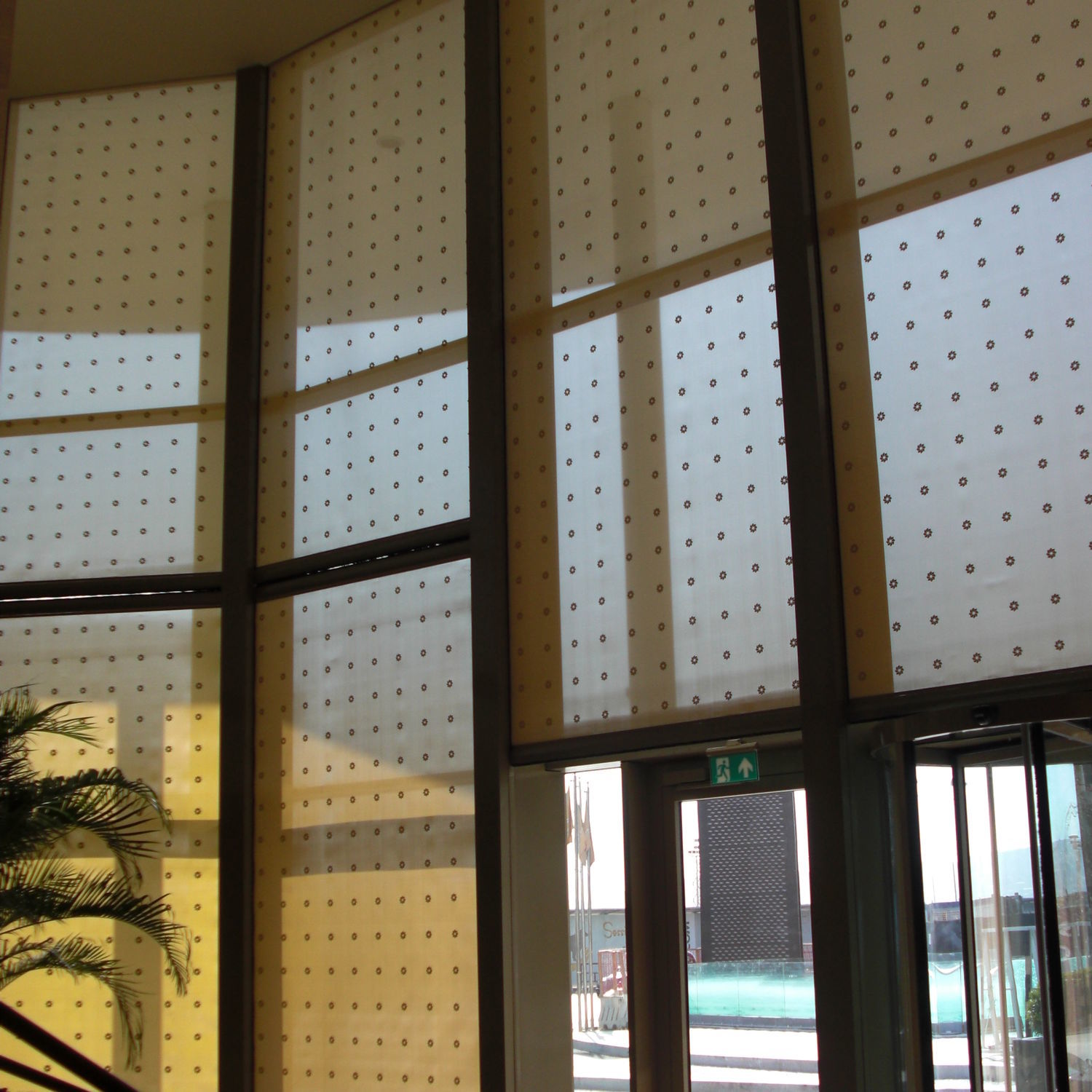 Brass woven wire fabric - SILK WAVE 150 - MC&I - for partition wall ...